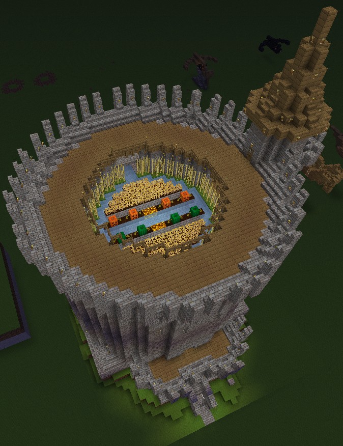 The Spawn Tower/ Fall Back Tower Minecraft Map