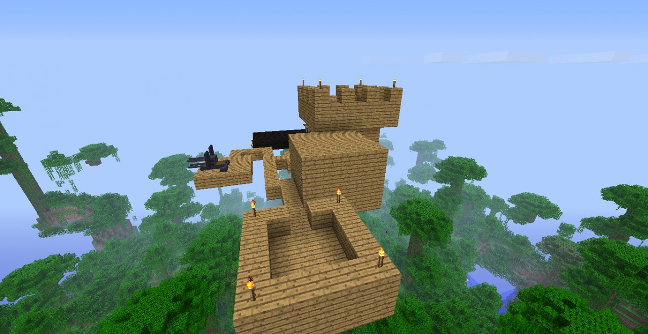 Flying Fortress Minecraft Map