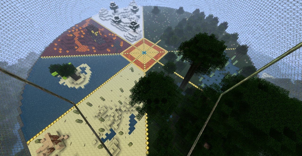 Huge Bio-Dome Minecraft Map