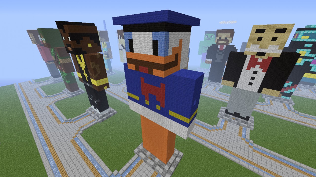 My YouAreMinecraft Statue Minecraft Map