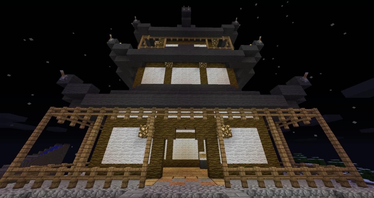 Asian Mountain Temple Minecraft Map