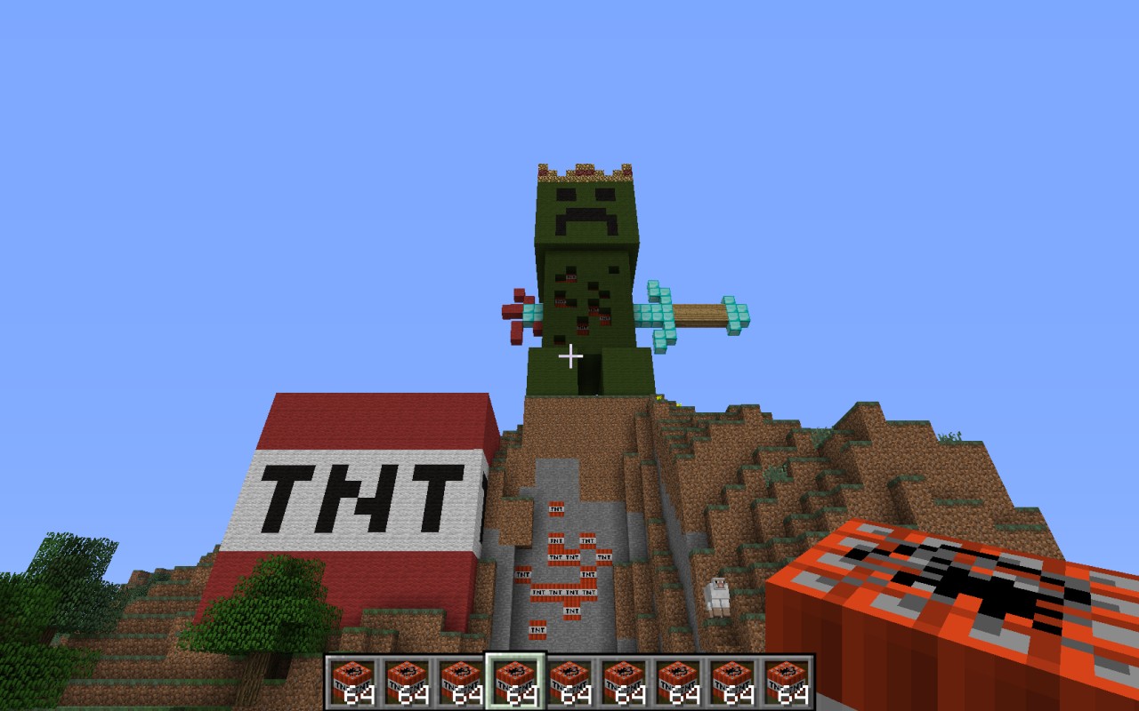 Tnt And Creeper Minecraft Map