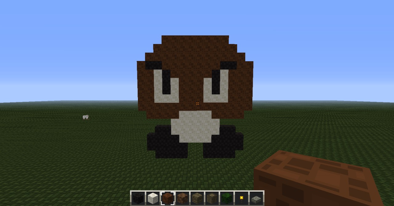 An Attempt To Make A Goomba Minecraft Map