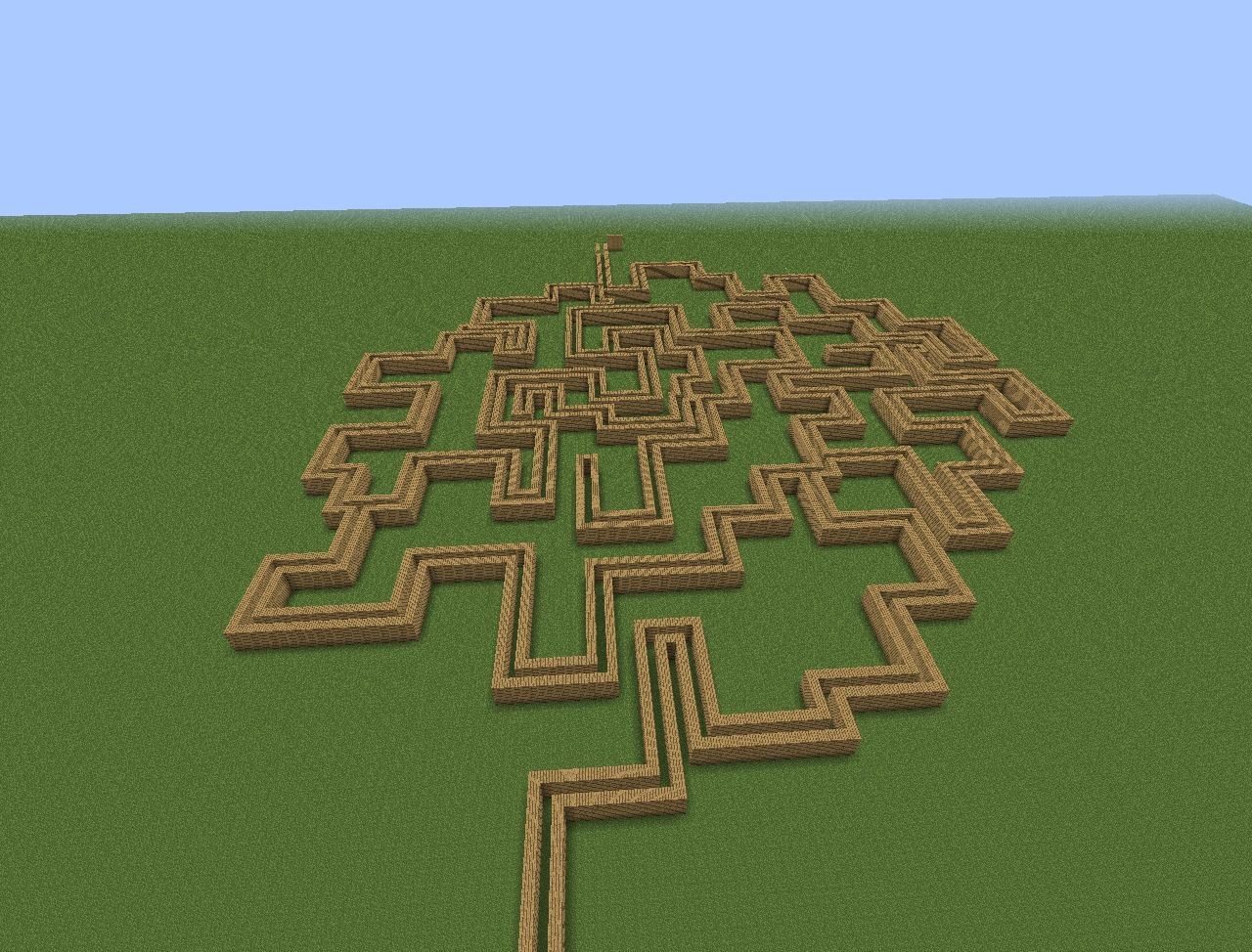 Amazing Wood Maze (1) - Read Description Minecraft Map