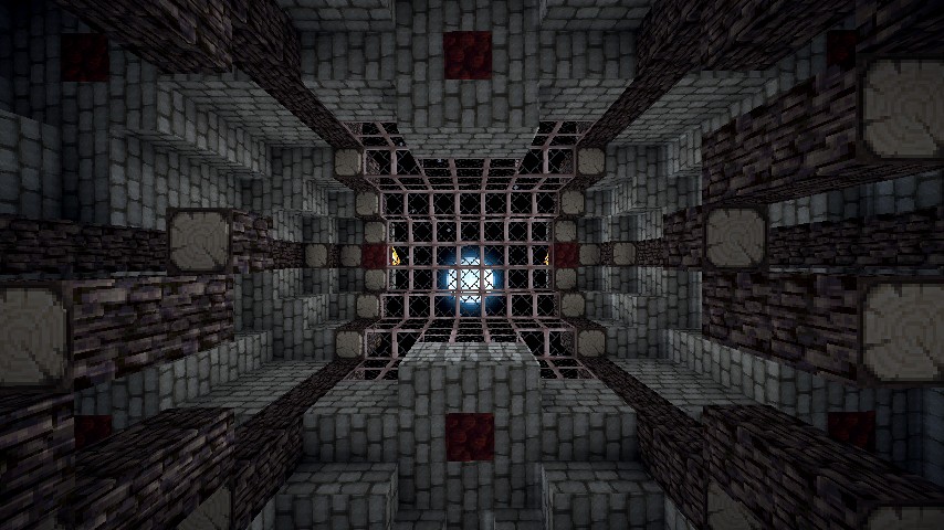 High mountain moon temple Minecraft Map