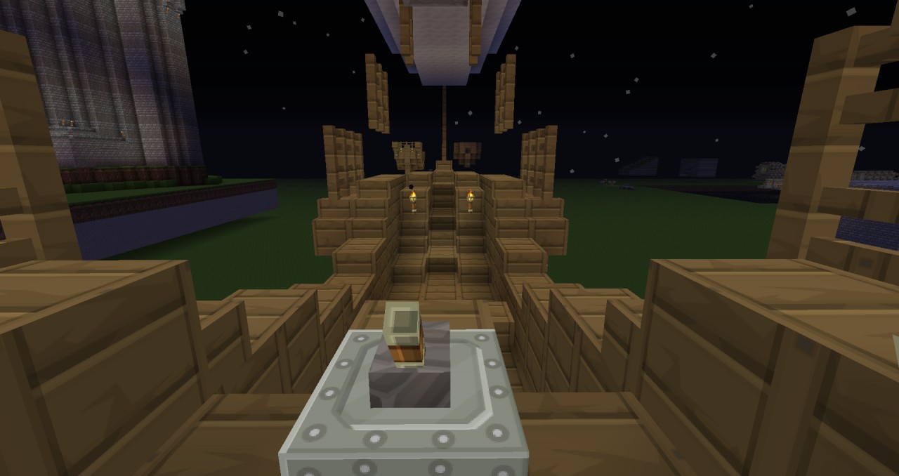 Small air ship zeplin style Minecraft Map