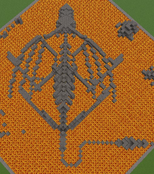 Dragon Bone passage Minecraft Map