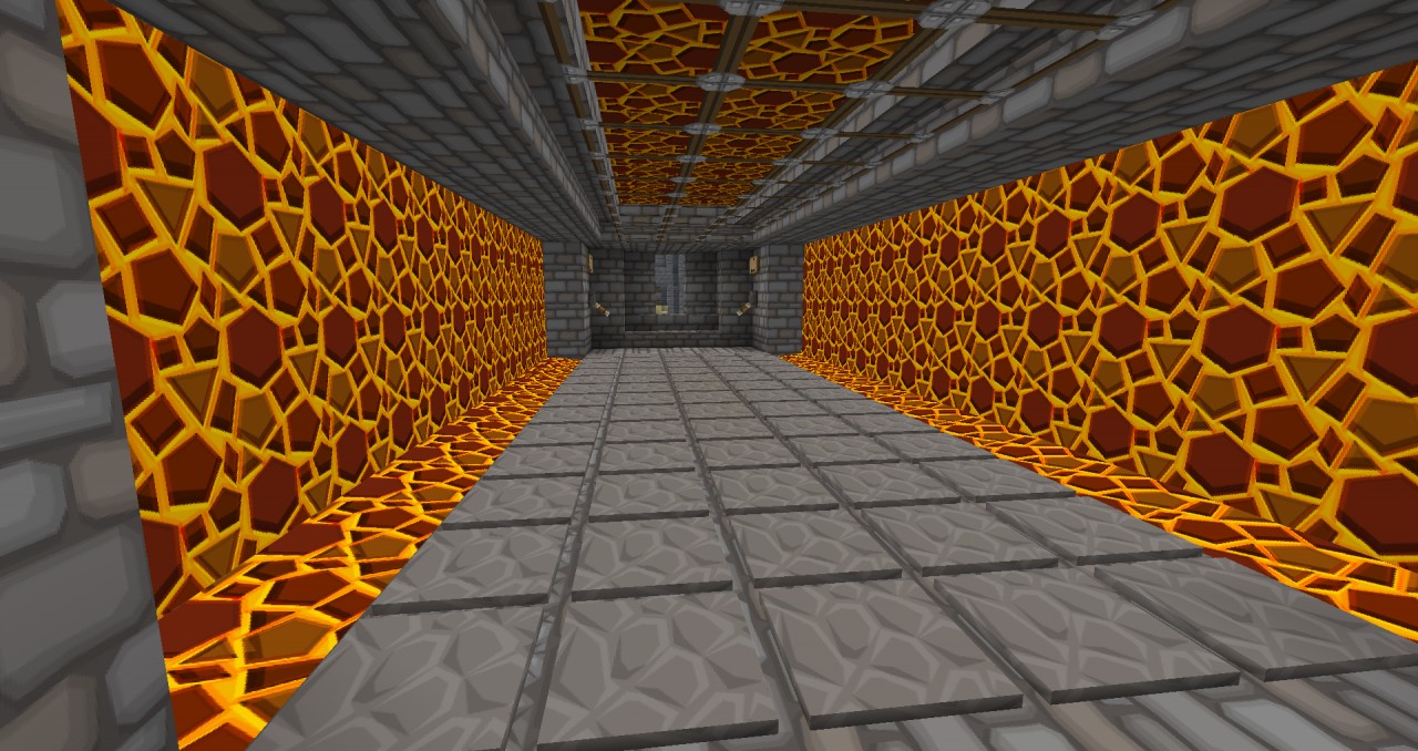 firery path of death. Minecraft Map