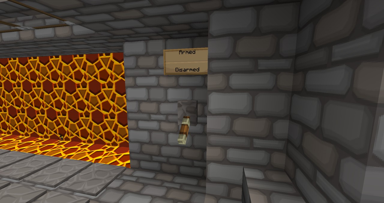 firery path of death. Minecraft Map