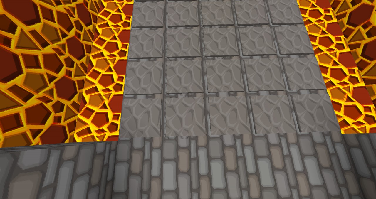 firery path of death. Minecraft Map