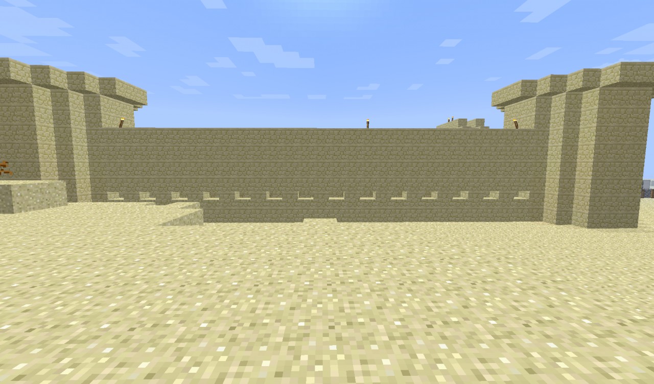 sand fort Minecraft Map