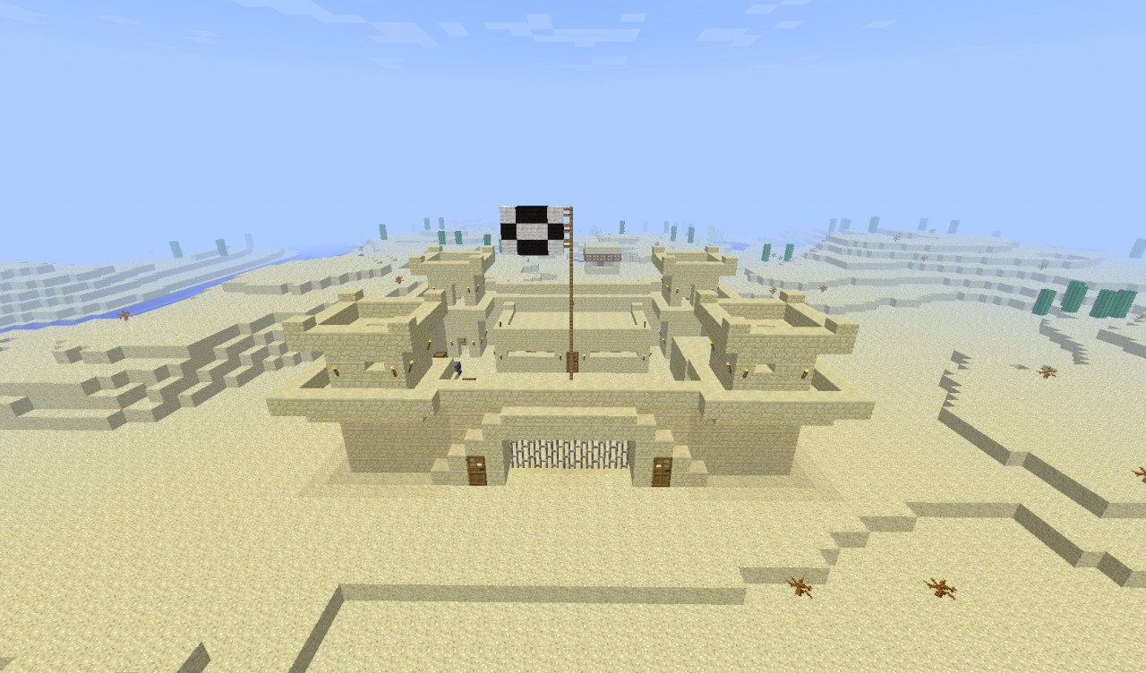 small sand fort Minecraft Map