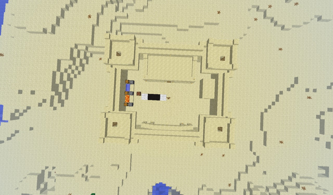 small sand fort Minecraft Map