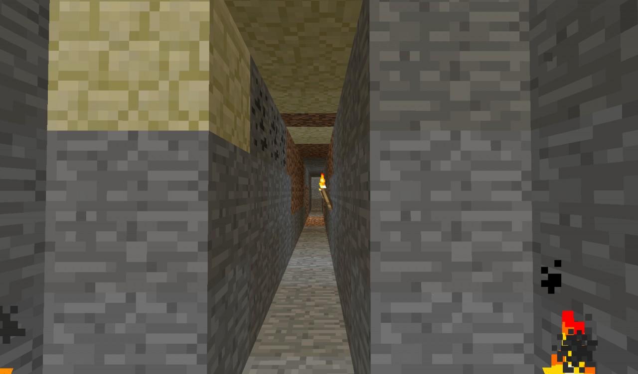 small sand fort Minecraft Map