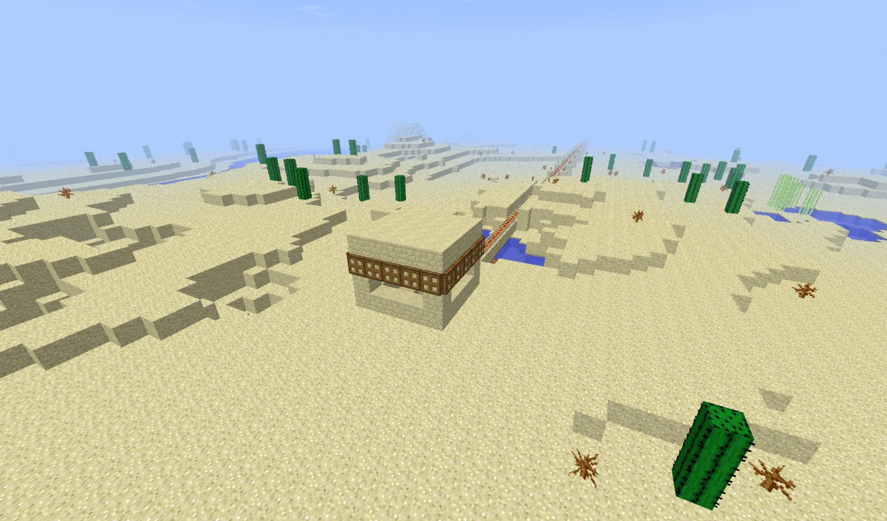 small sand fort Minecraft Map
