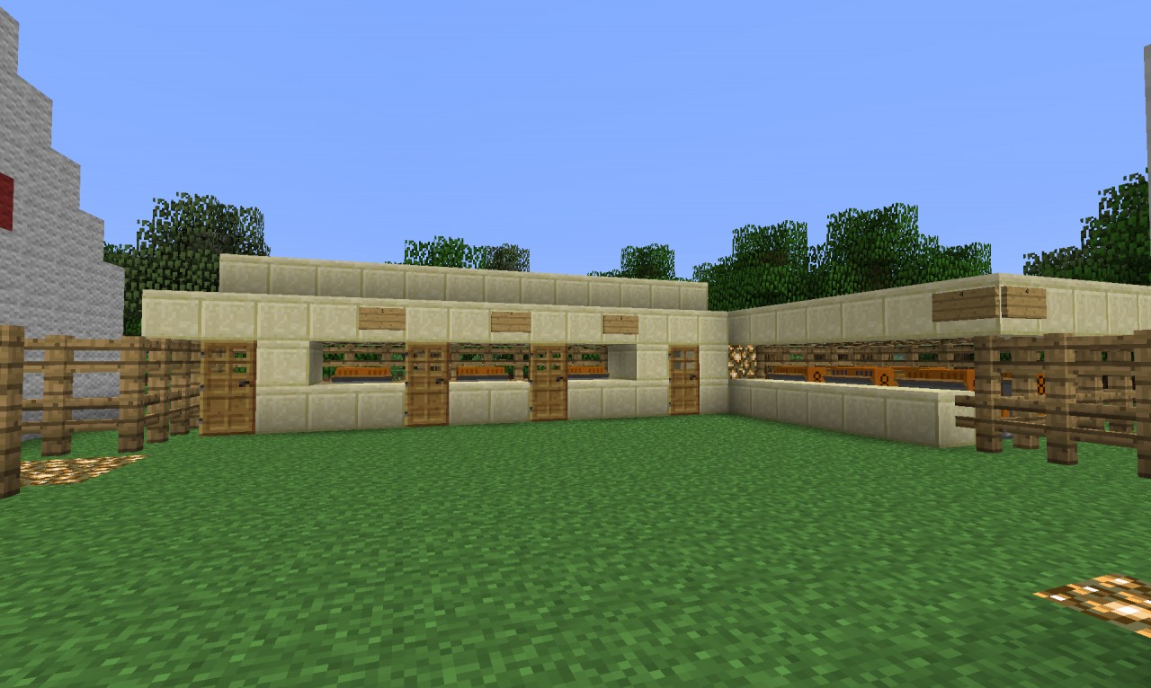 A Work Place, With House Minecraft Map