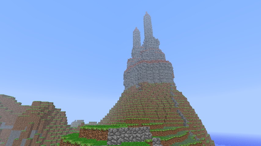 Castle (tower) on a Hill! Minecraft Map