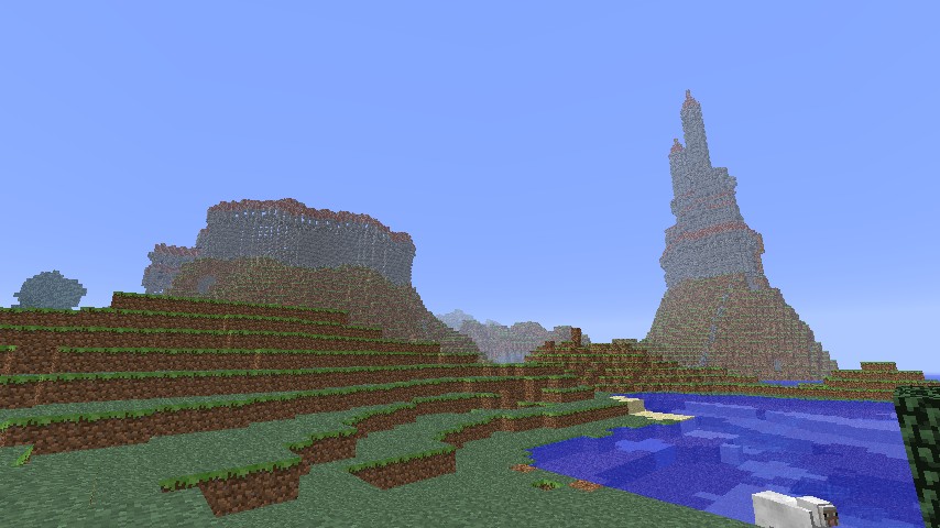 Castle (tower) on a Hill! Minecraft Map