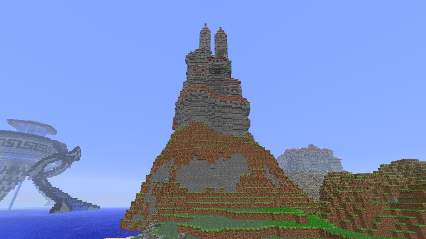 Castle (tower) on a Hill! Minecraft Map