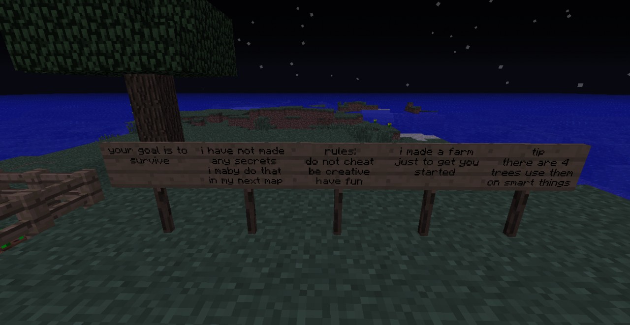 little island survival Minecraft Map