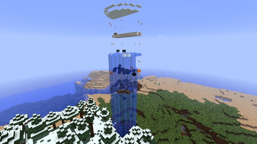 Weird flying stuff Minecraft Map