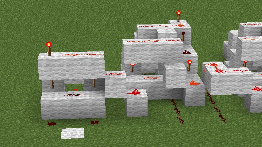 16-bit Adder Minecraft Map