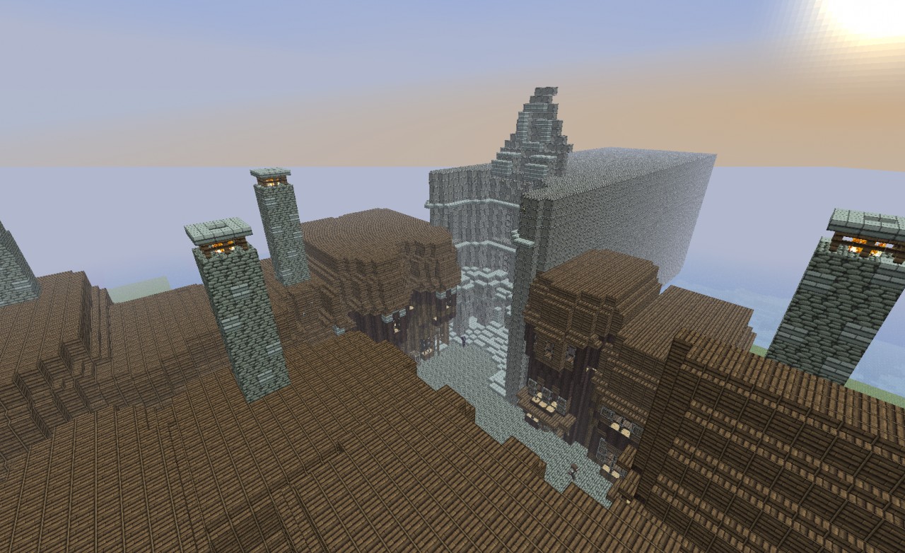 Leaky Cauldron + Diagon Alley Minecraft Map