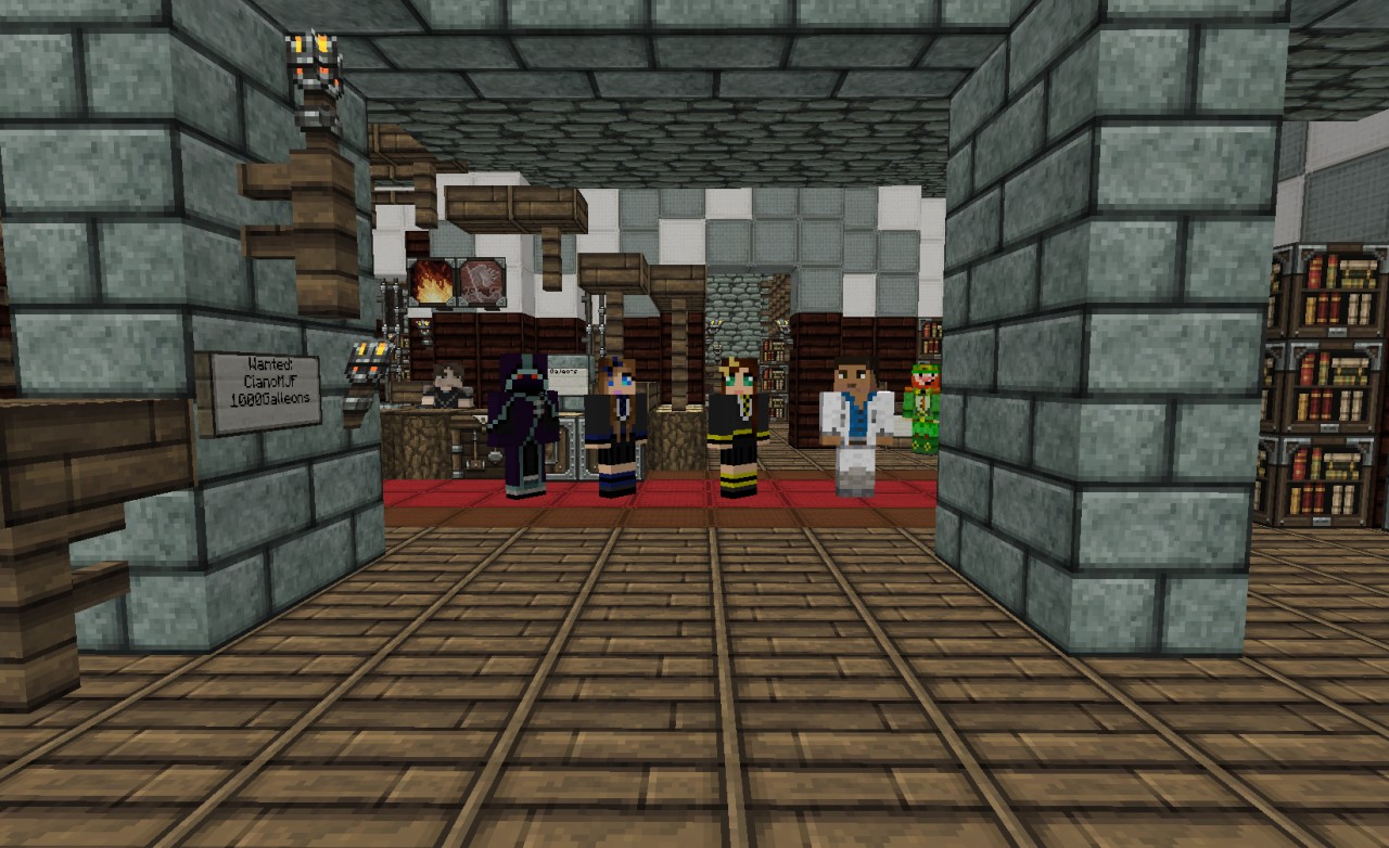 Leaky Cauldron + Diagon Alley Minecraft Map