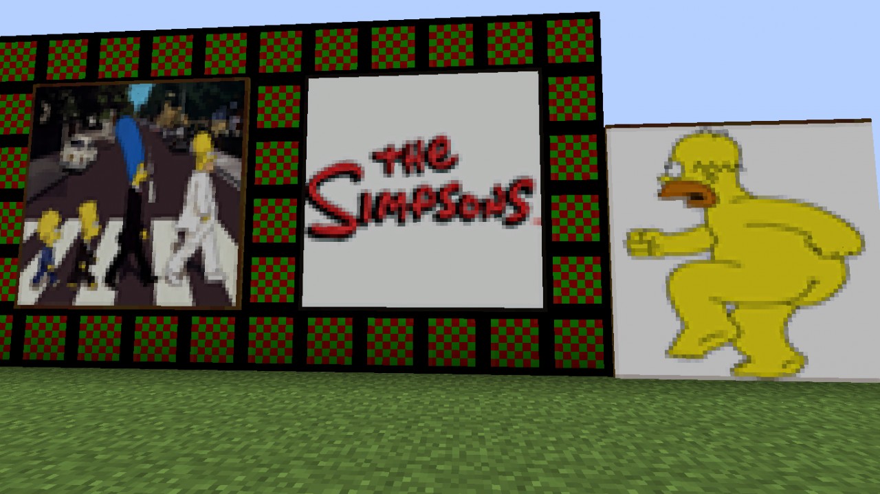 The Simpsons Texture Pack! Minecraft Texture Pack