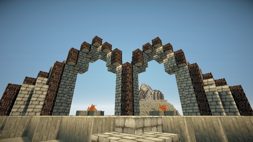 High Mountain temple Gateway Minecraft Map