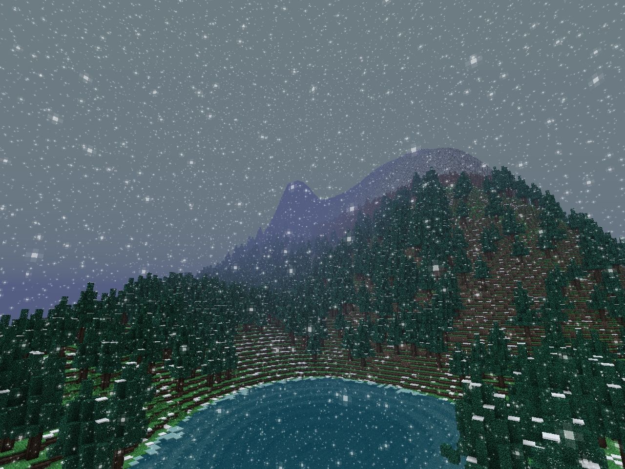 Taiga Islands (Ores,Mountians.Caves, survival) Minecraft Map