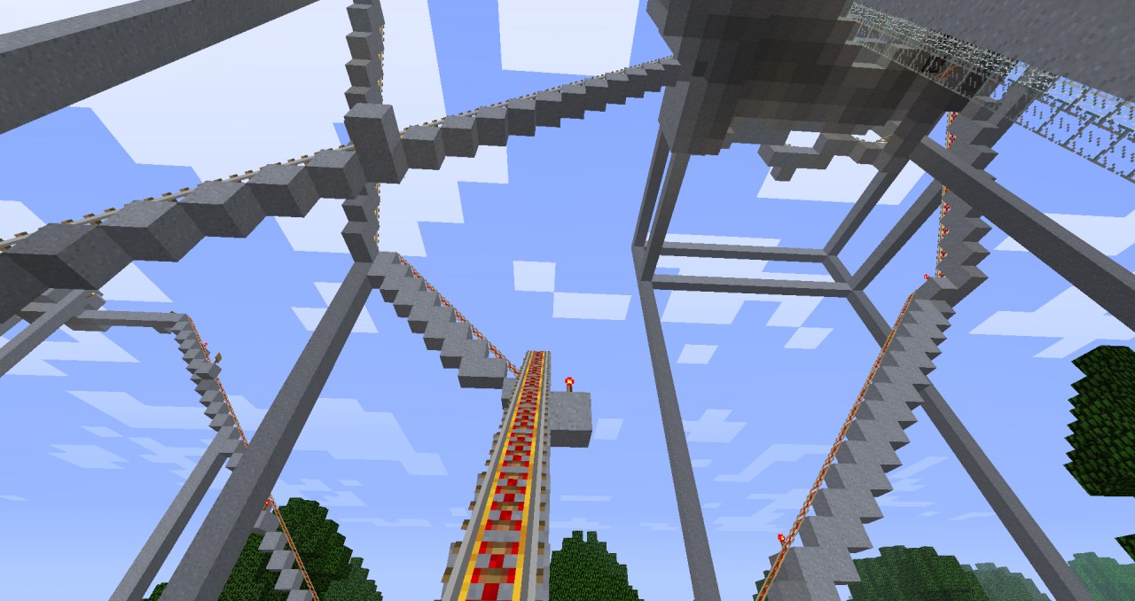 Rollercoaster Minecraft Map