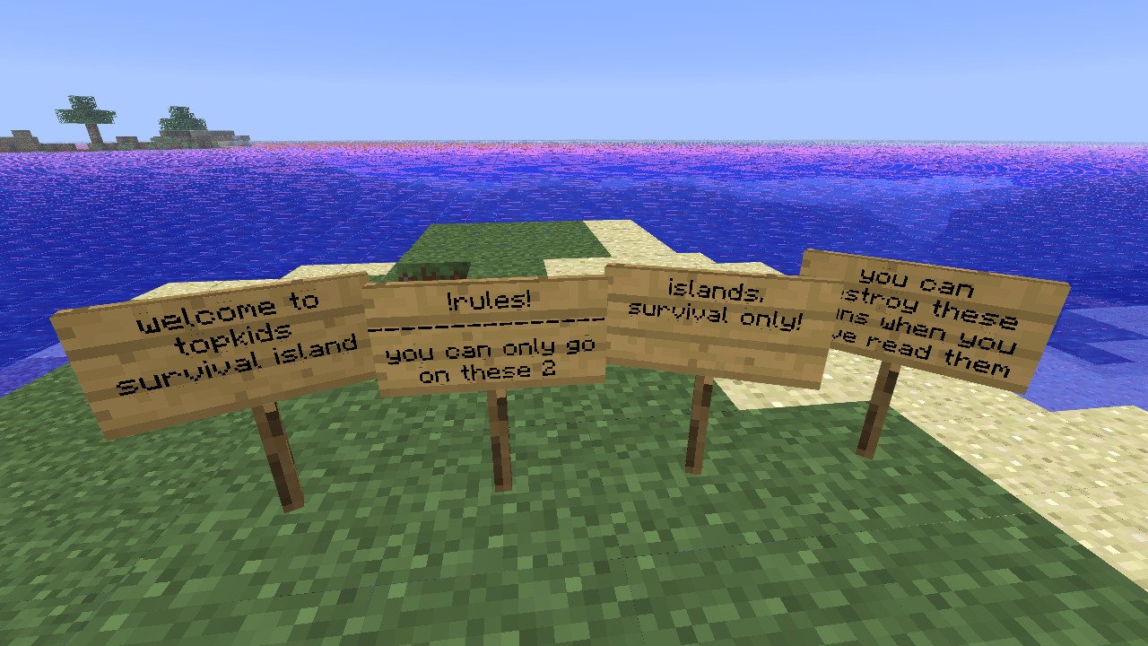 Topkids Survival Island Minecraft Map