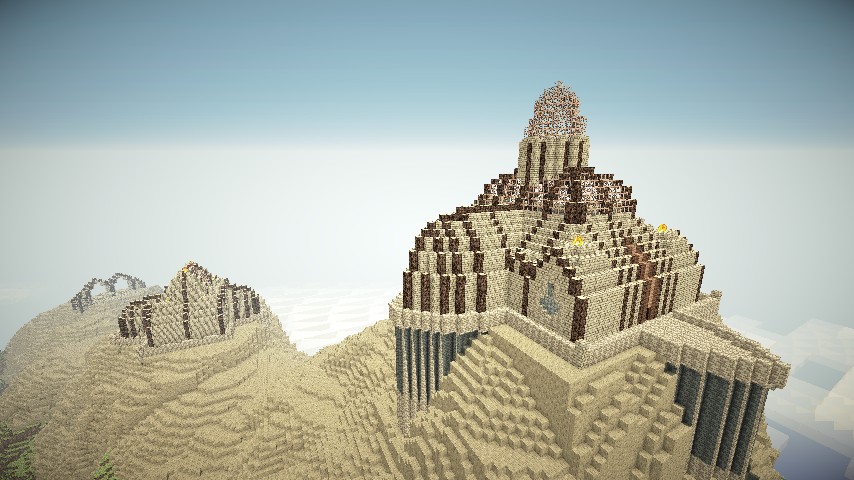 High Mountain Sun God Temple Minecraft Map