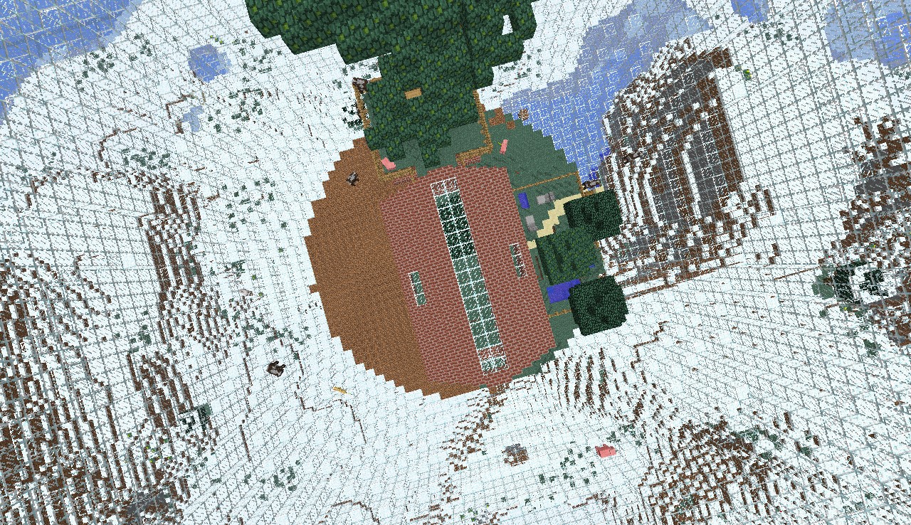 sphere house Minecraft Map