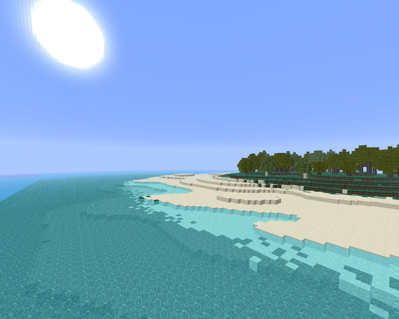 Custom Terrain: Long River Minecraft Map