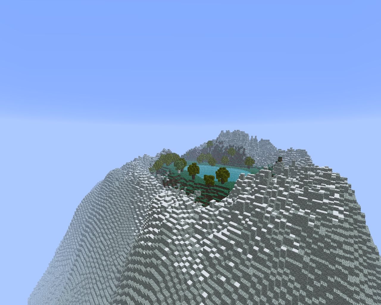 Custom Terrain: Long River Minecraft Map