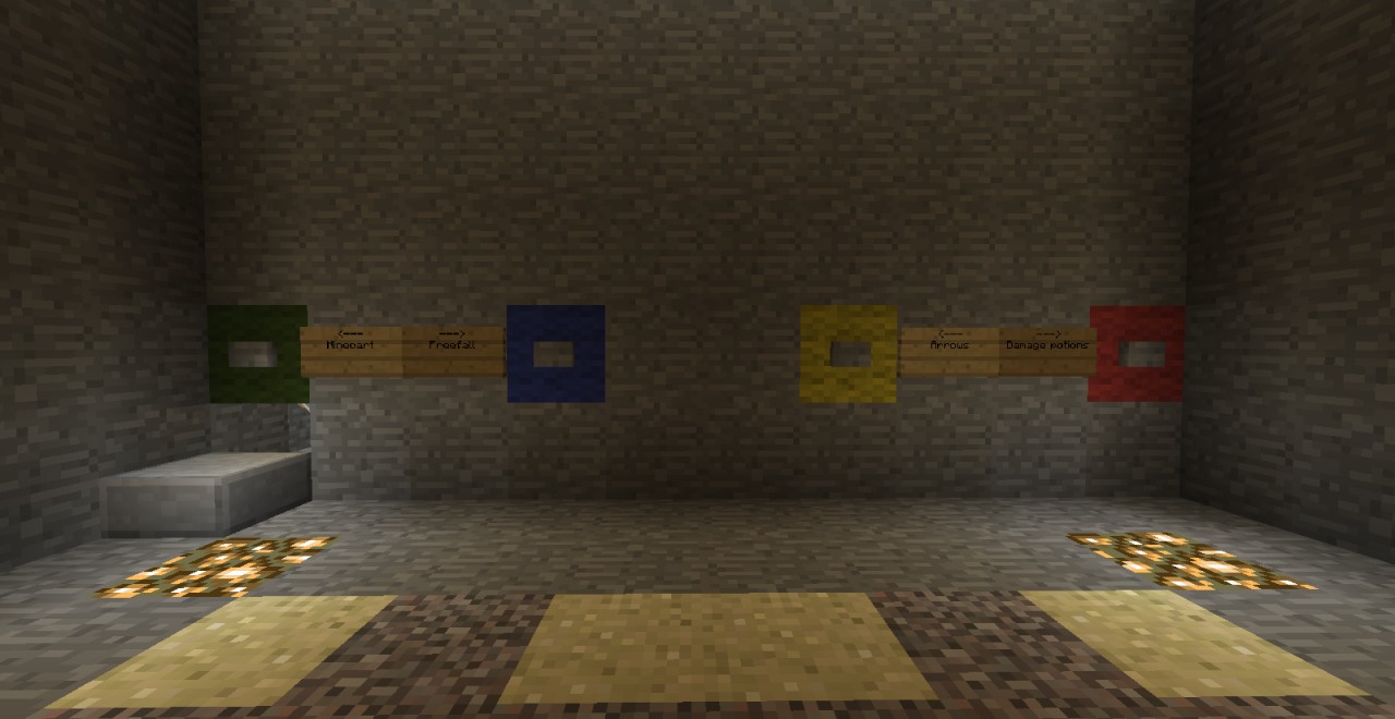 4 Buttons... Minecraft Map