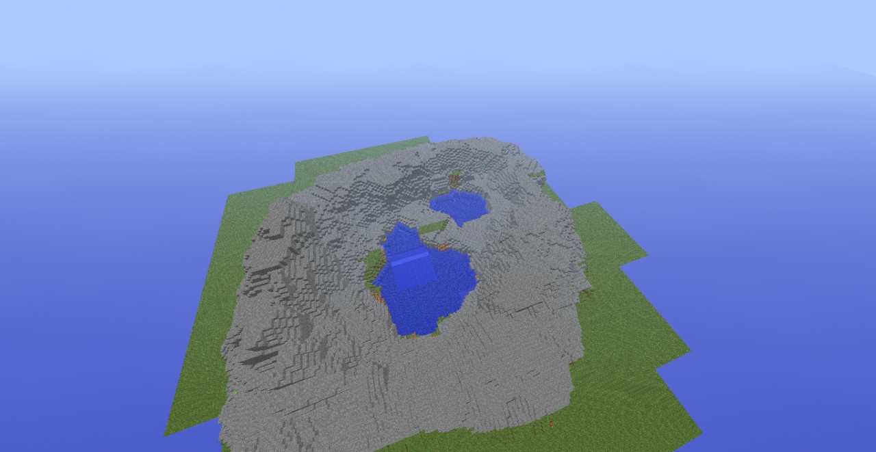 Blue Lake Mountains Minecraft Map