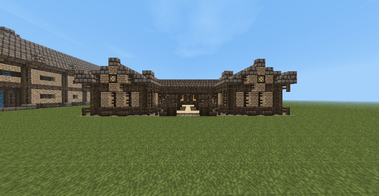 Japanese Barracks Minecraft Map