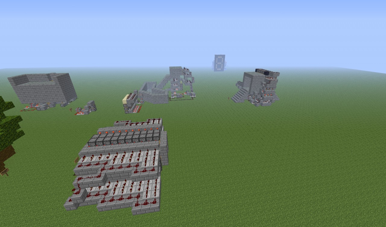 Redstone world Minecraft Map