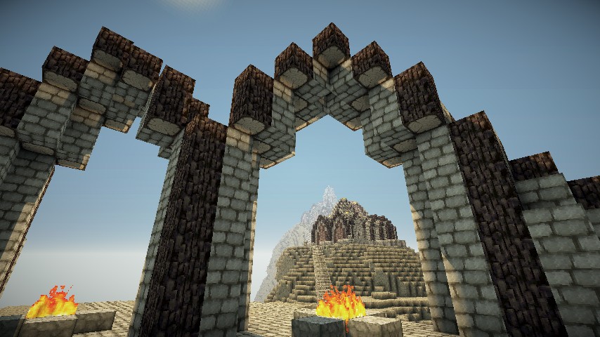 High Mountain Sun God Temple Minecraft Map