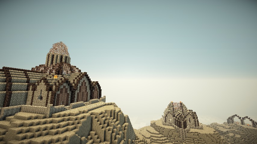 High Mountain Sun God Temple Minecraft Map