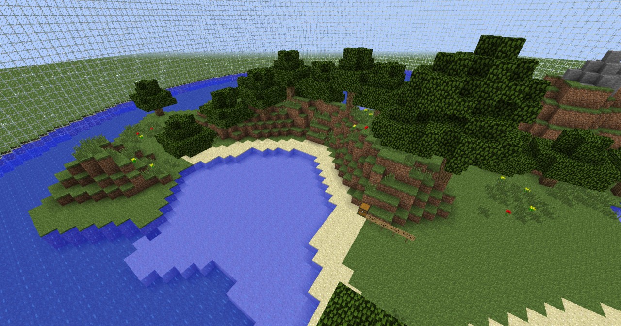 Island Dome Survival Minecraft Map