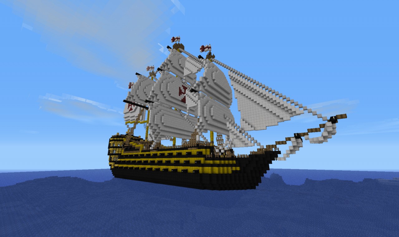 The Independence - Massive 16th Century Ship *Download* Minecraft Map