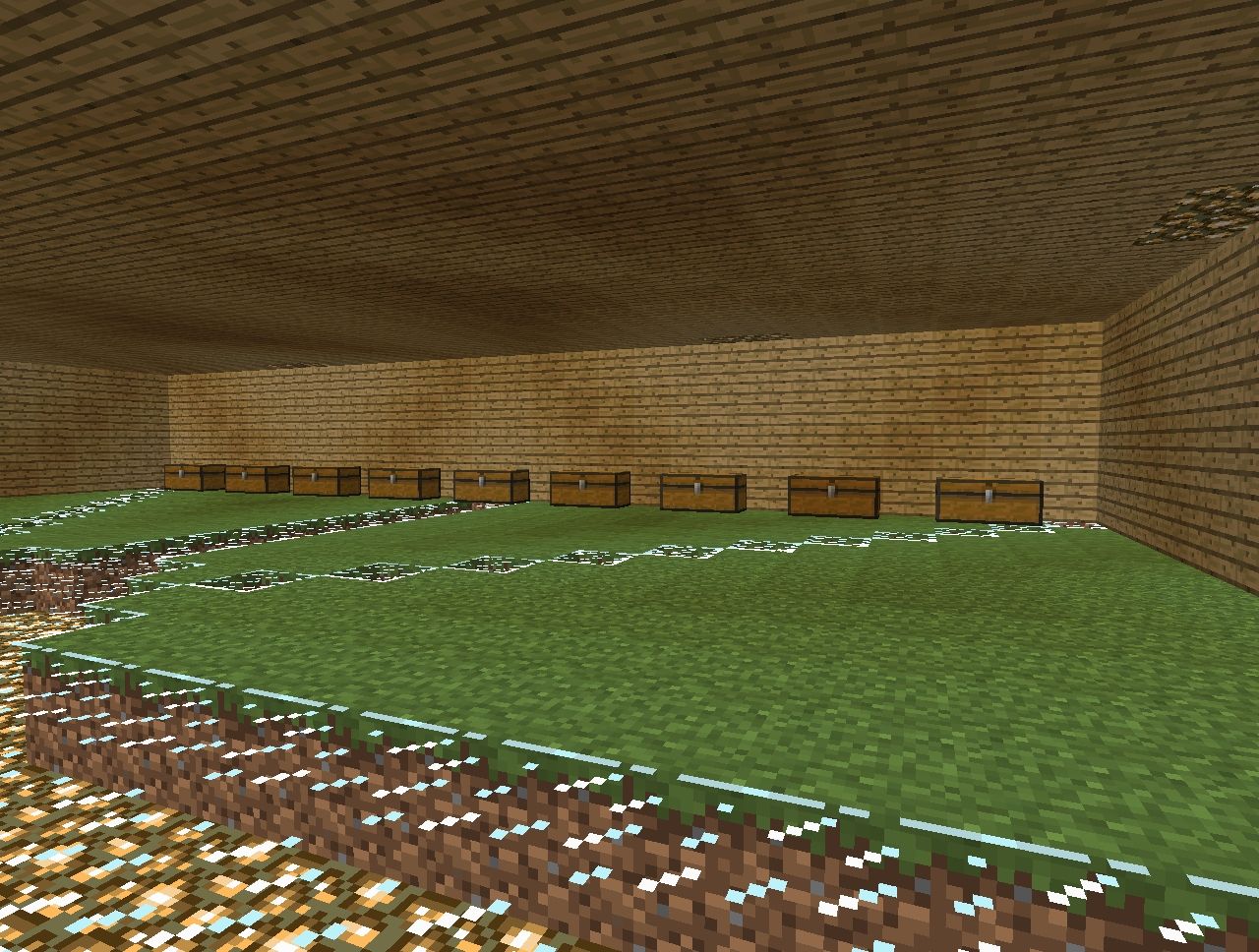 Crafting Table House (32X32) Ultimate Flatland Survival Minecraft Map