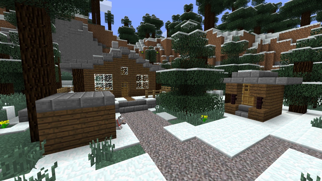 Jägerhütte - Hunters' hut Minecraft Map