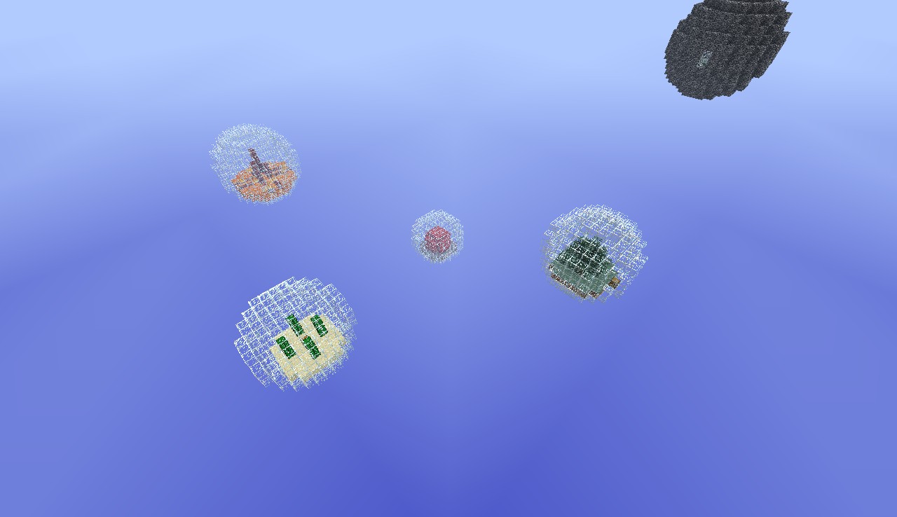 Spheres In The Sky Minecraft Map