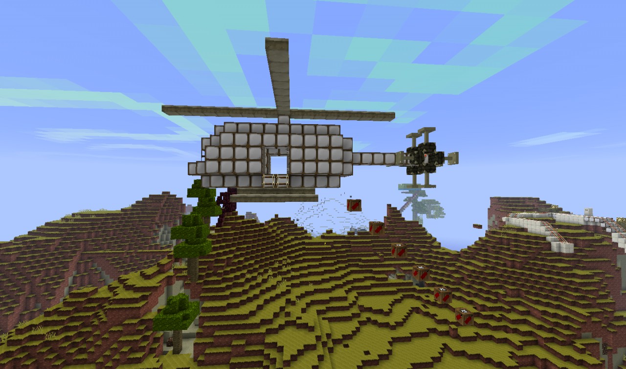 Helicopter Minecraft Map