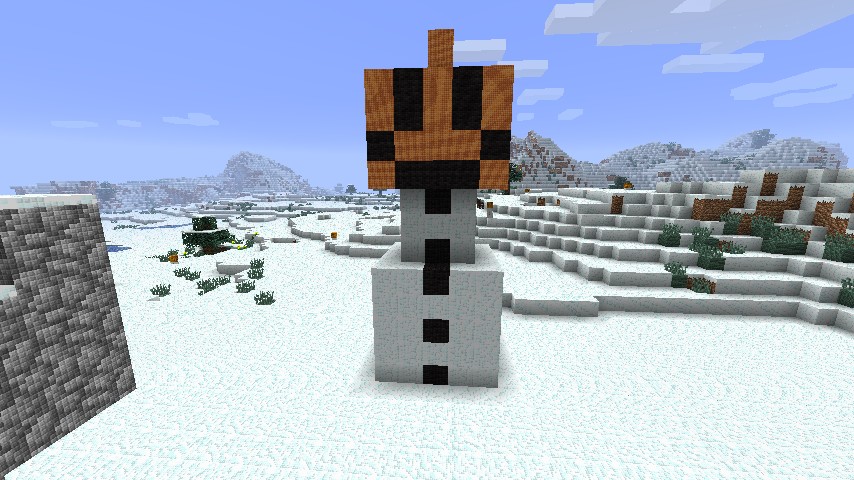 Snow Fort and Chicken Farm Minecraft Map